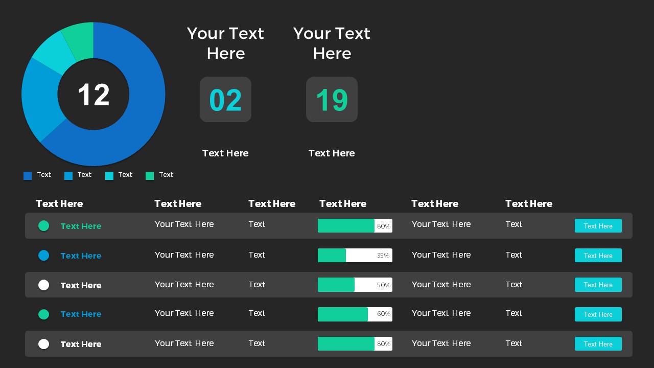 Sales Dashboard PowerPoint Template by RRgraph | GraphicRiver