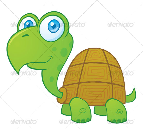 Turtle Cartoon Character | GraphicRiver
