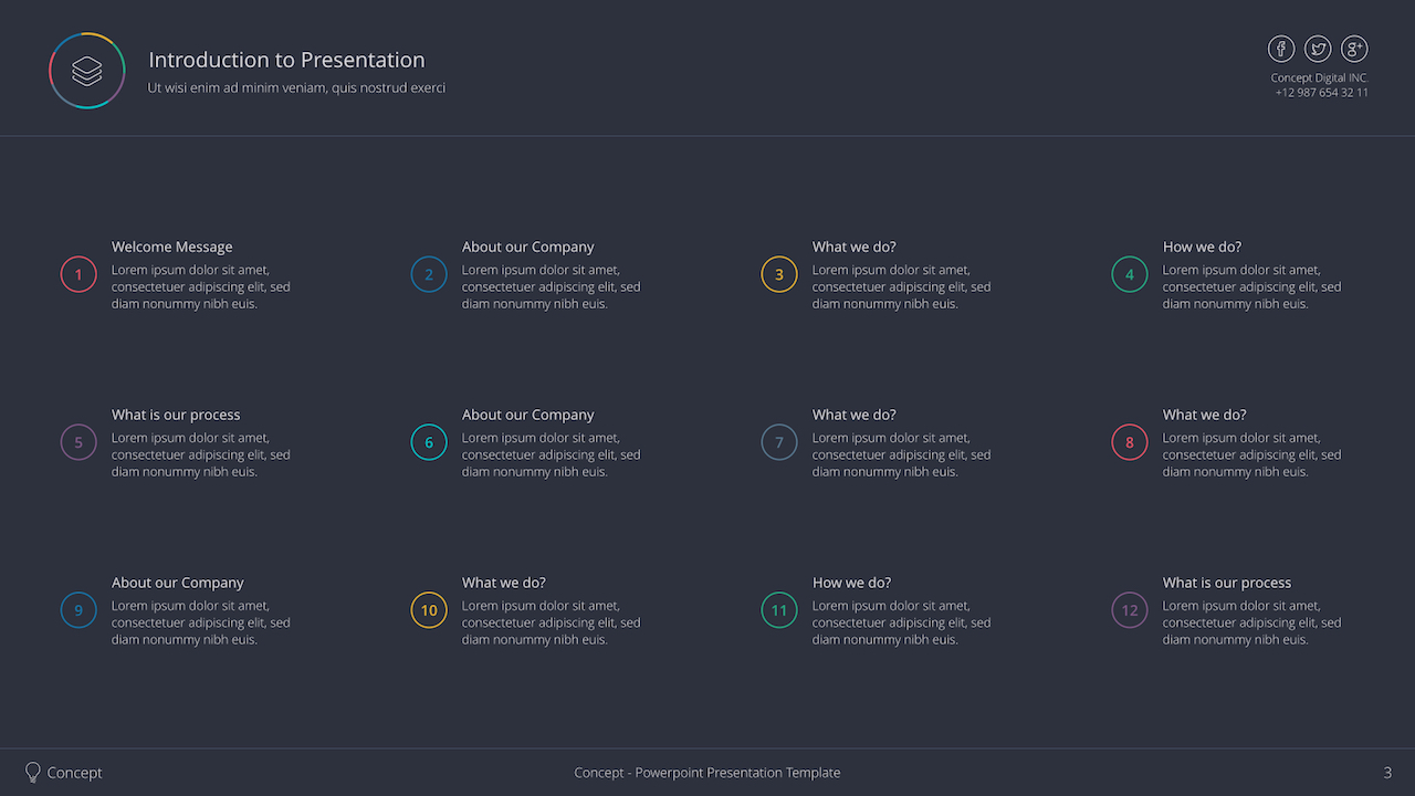 Concept Powerpoint Bundle by VigitalArt | GraphicRiver