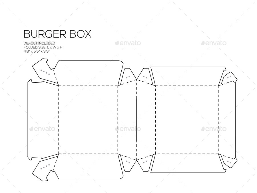 Fast Food Boxes Bundle by ina717 | GraphicRiver