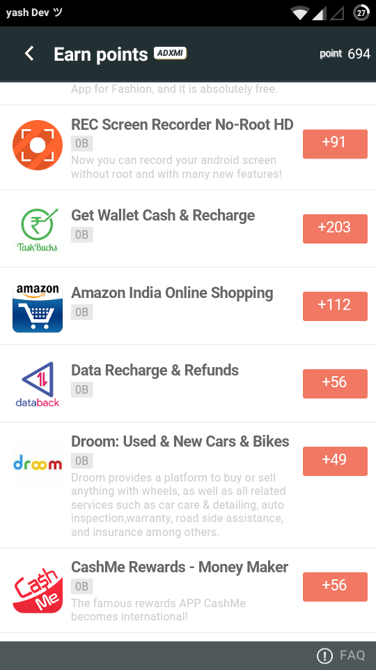 Android Rewards App - POCKET by DroidOXY | CodeCanyon