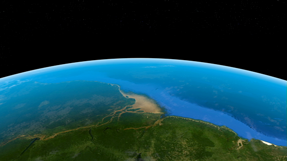 Amazon River From Space by IANM35 | VideoHive