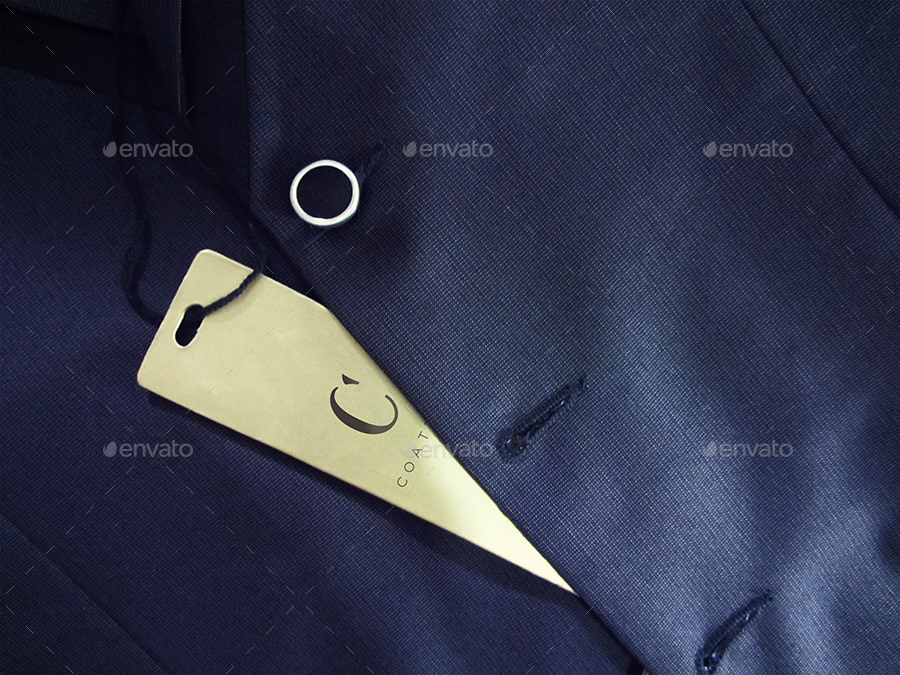 Mock-up: 010 (Coat Tags Labels) by ovaisabdi222 | GraphicRiver