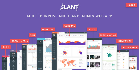 Slant - Multi Purpose AngularJS Admin Web App with Bootstrap by ...