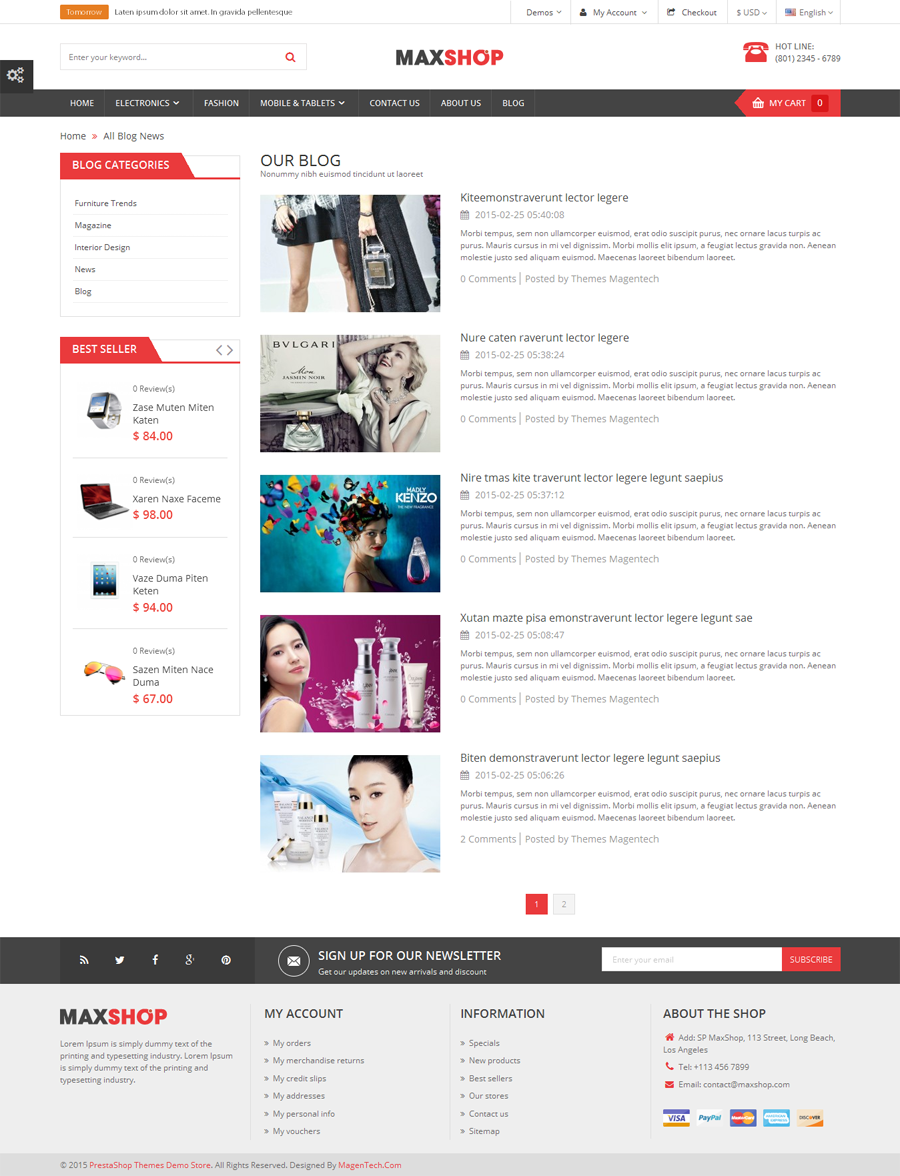 Maxshop - Multipurpose Responsive Prestashop Theme by skyoftech | ThemeForest