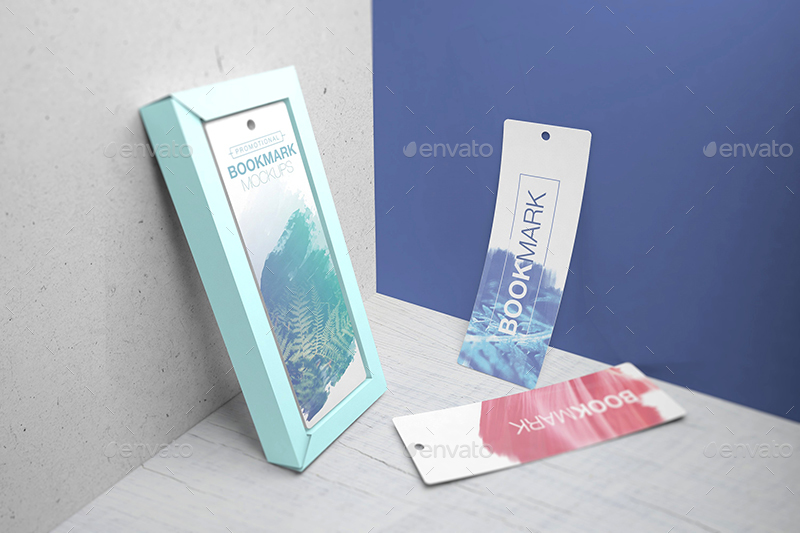 Promotional Bookmark Mockups Vol2 by Wutip | GraphicRiver