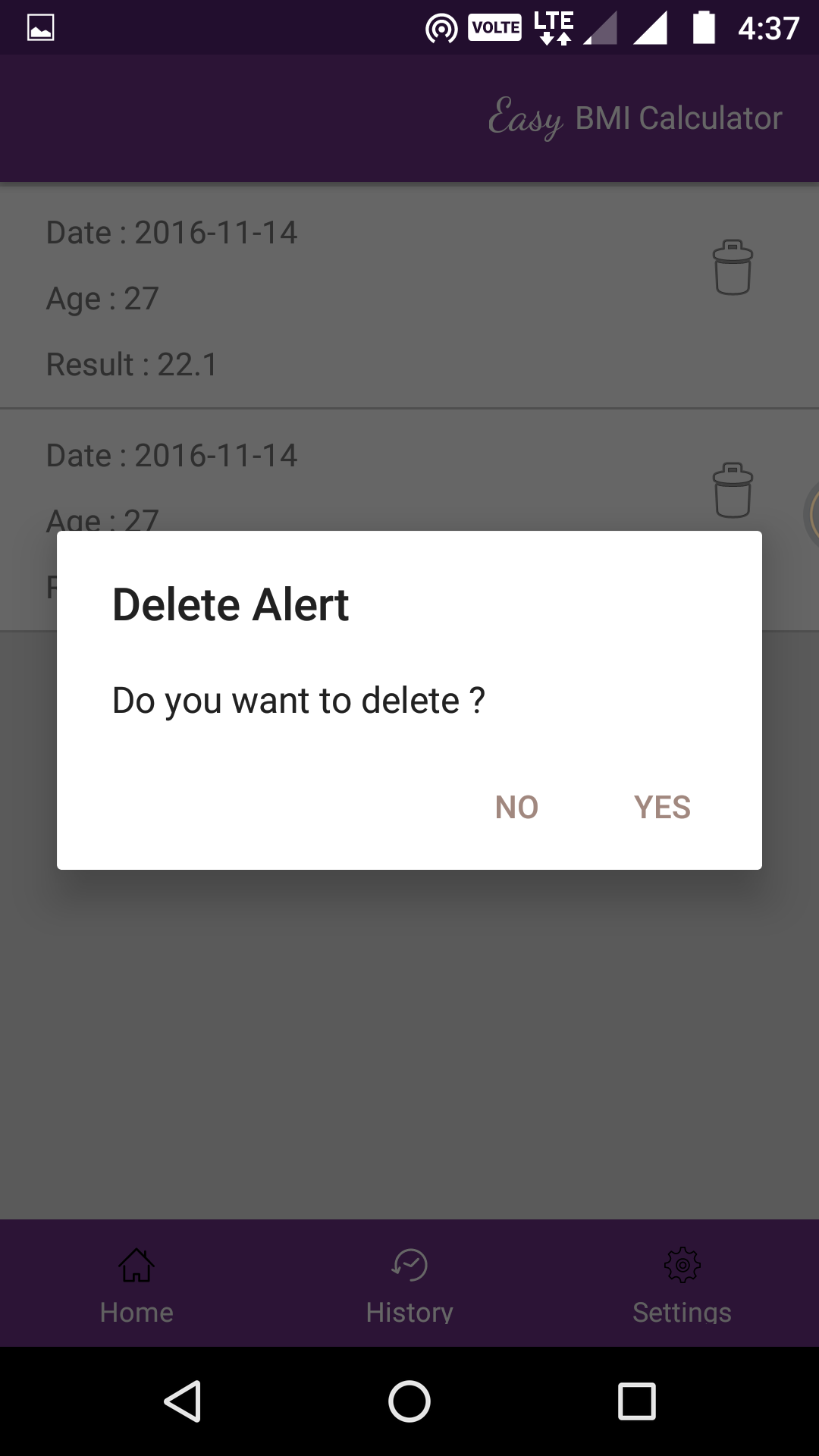Easy BMI Calculator | Android Studio Mobile Application by 0effortthemes