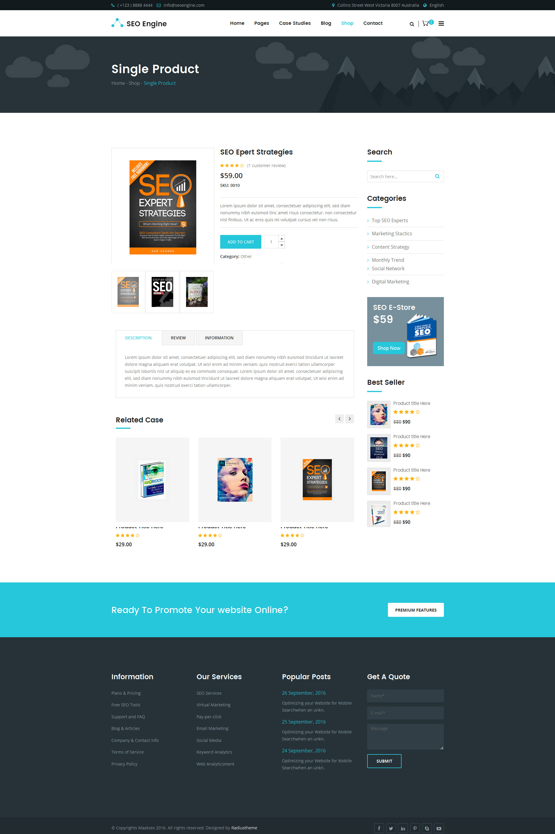SEOEngine - SEO, Digital Marketing Agency HTML Template by RadiusTheme