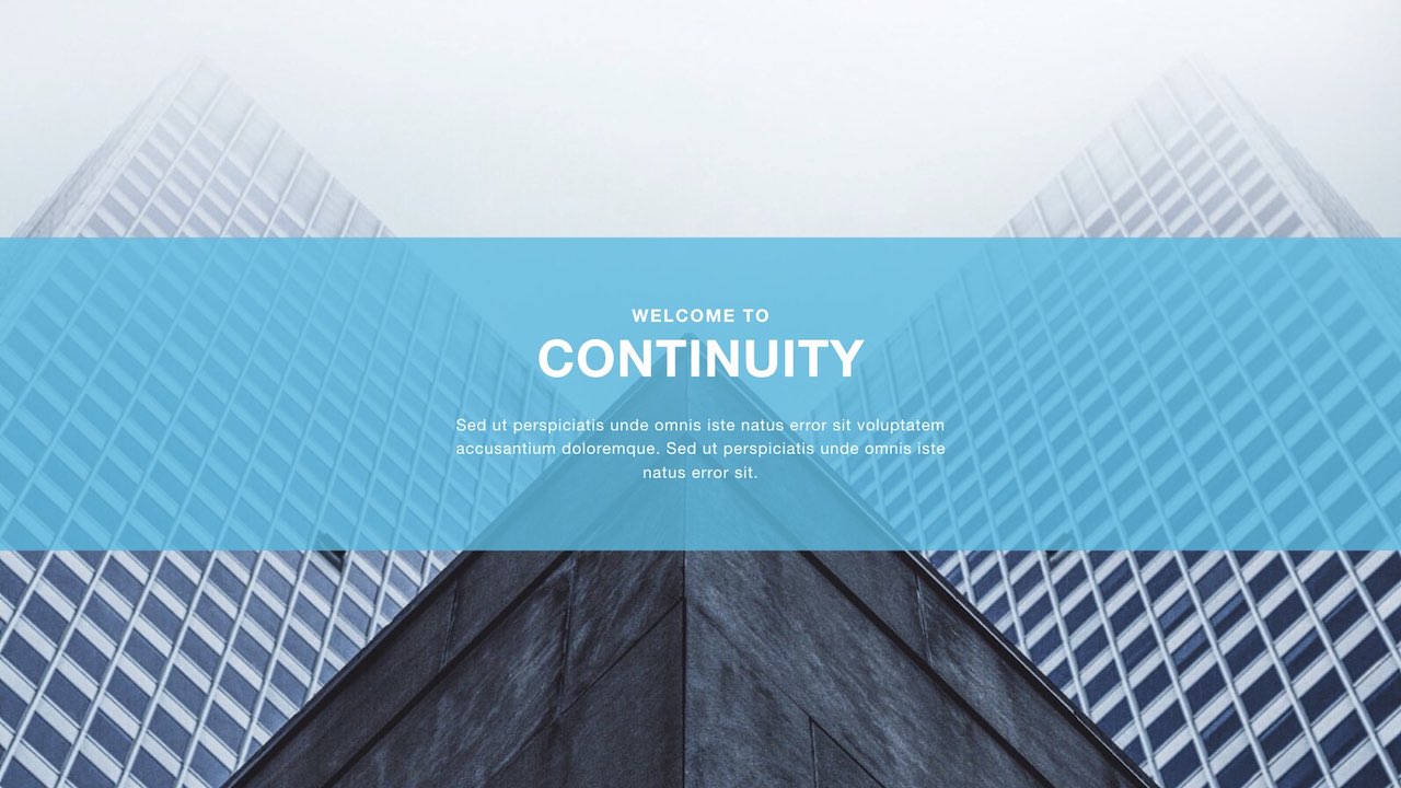 Continuity PRO Keynote by alitolama | GraphicRiver