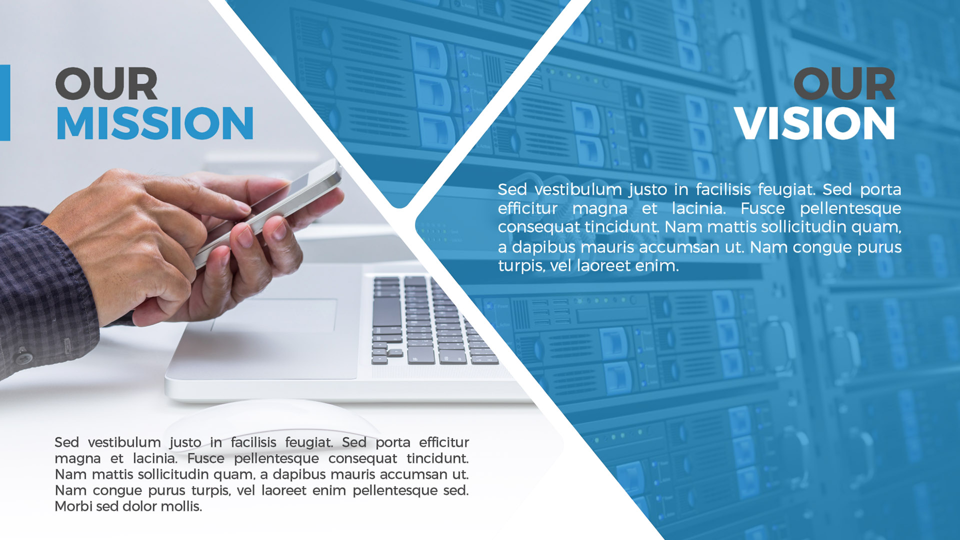 Modern and clean multipurpose Powerpoint template in 5 color scheme by ...