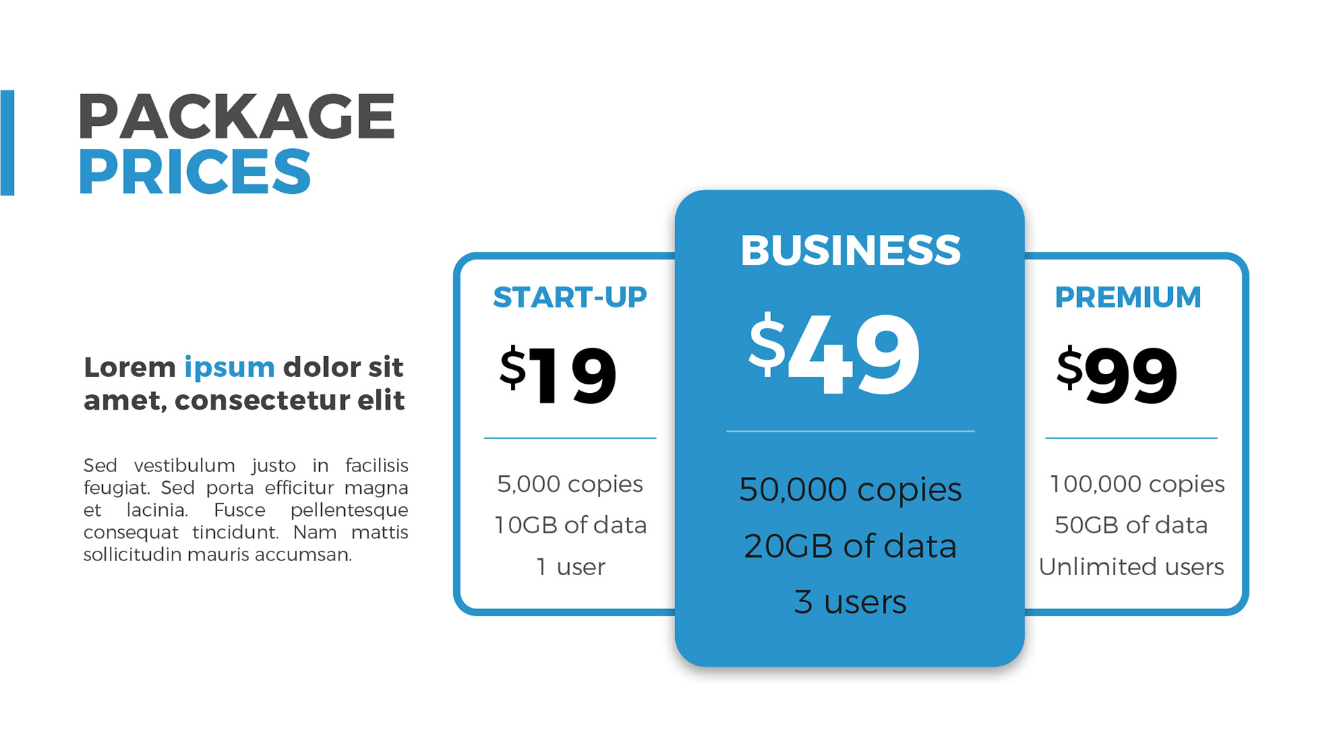 Modern and clean multipurpose Powerpoint template in 5 color scheme by ...