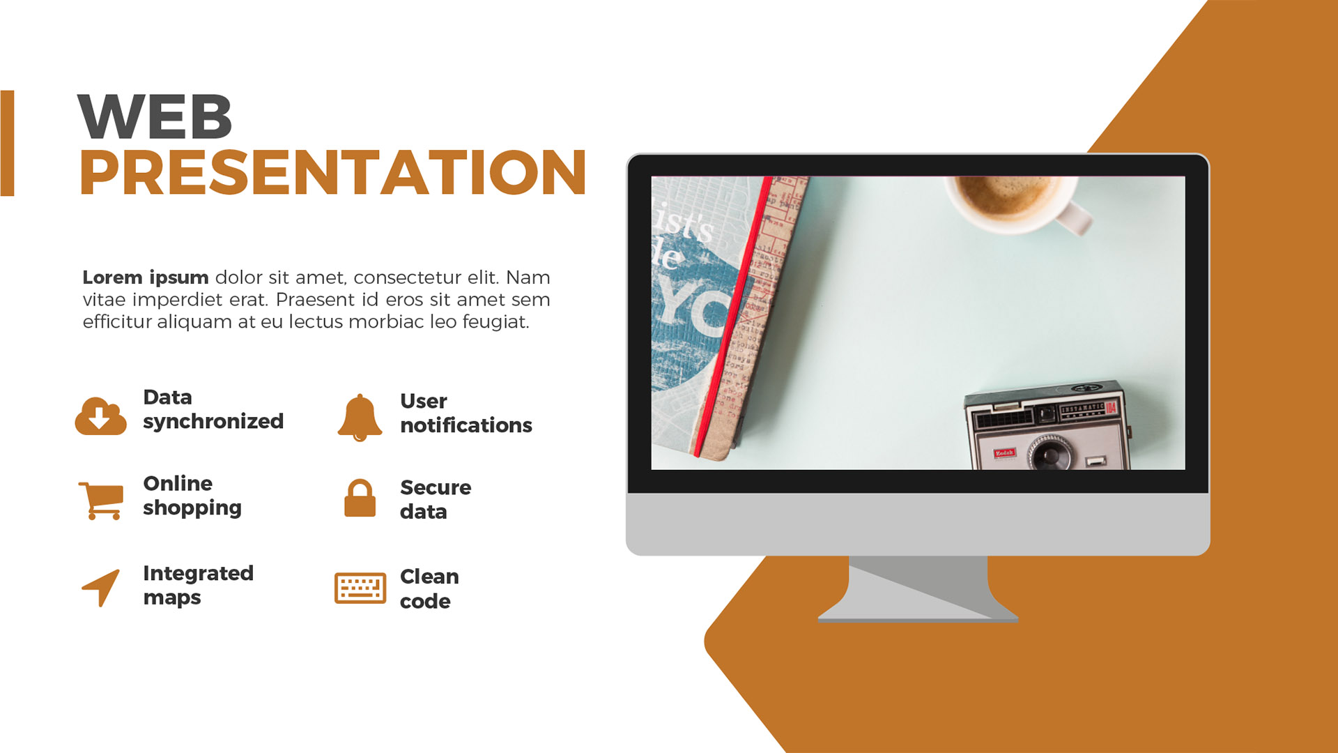 Modern and clean multipurpose Powerpoint template in 5 color scheme by ...