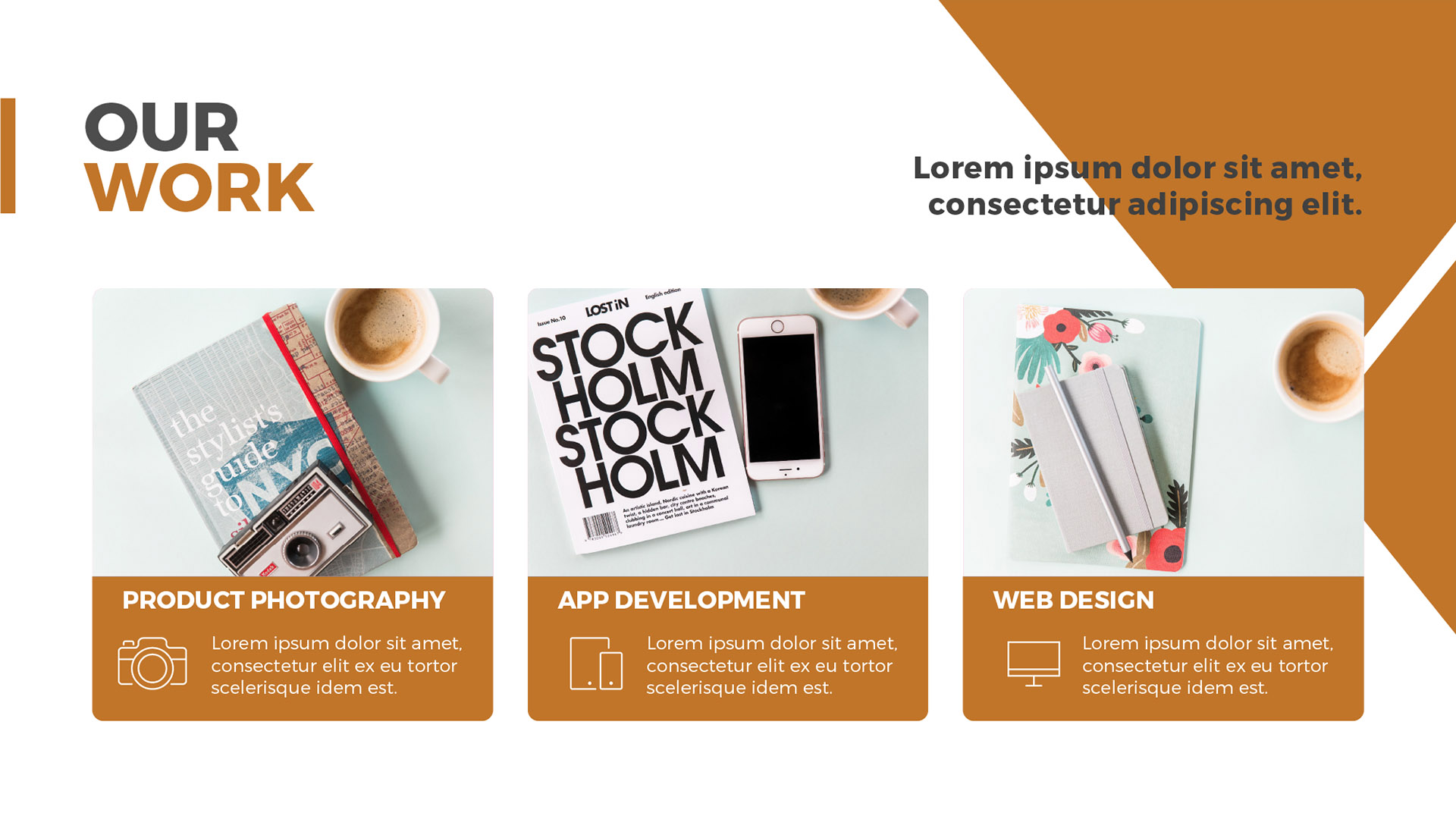 Modern and clean multipurpose Powerpoint template in 5 color scheme by ...