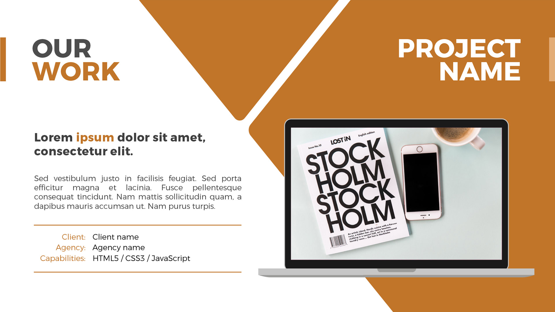 Modern and clean multipurpose Powerpoint template in 5 color scheme by ...