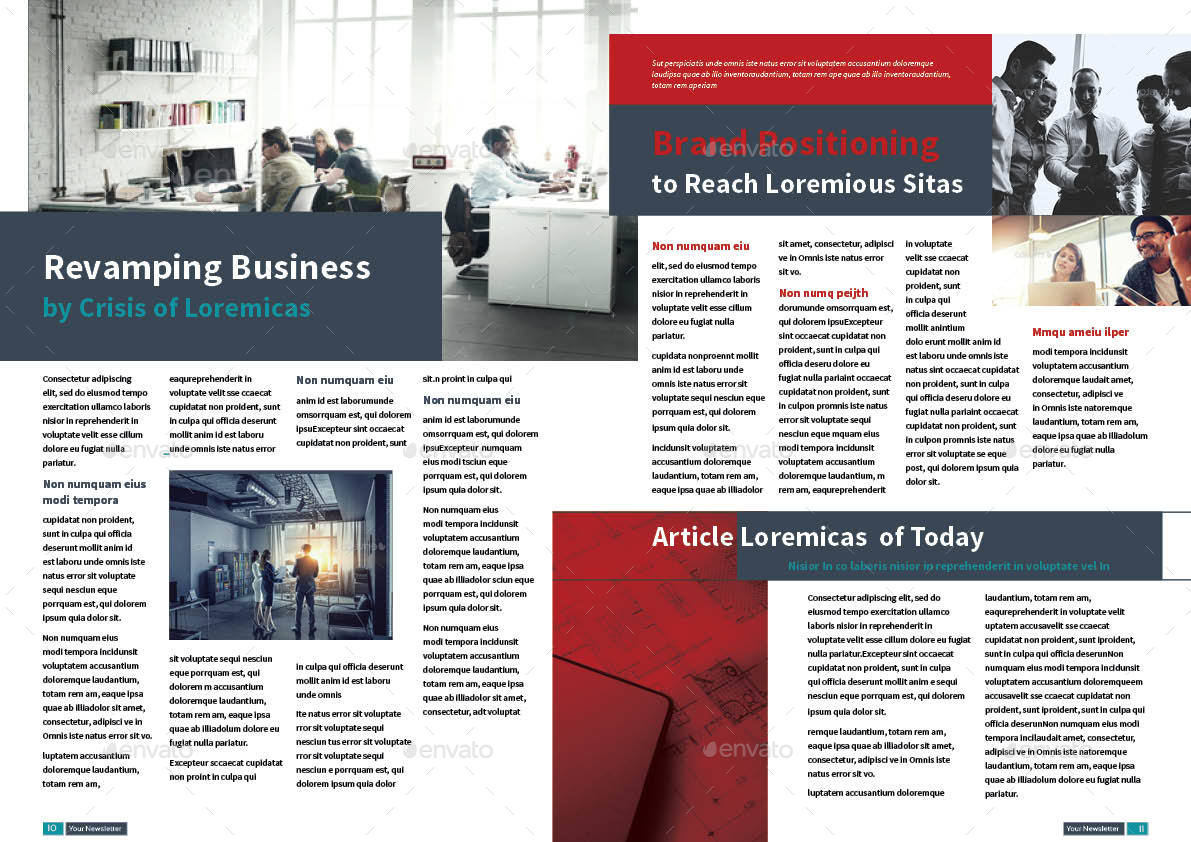 Modern Newsletter by raysource | GraphicRiver