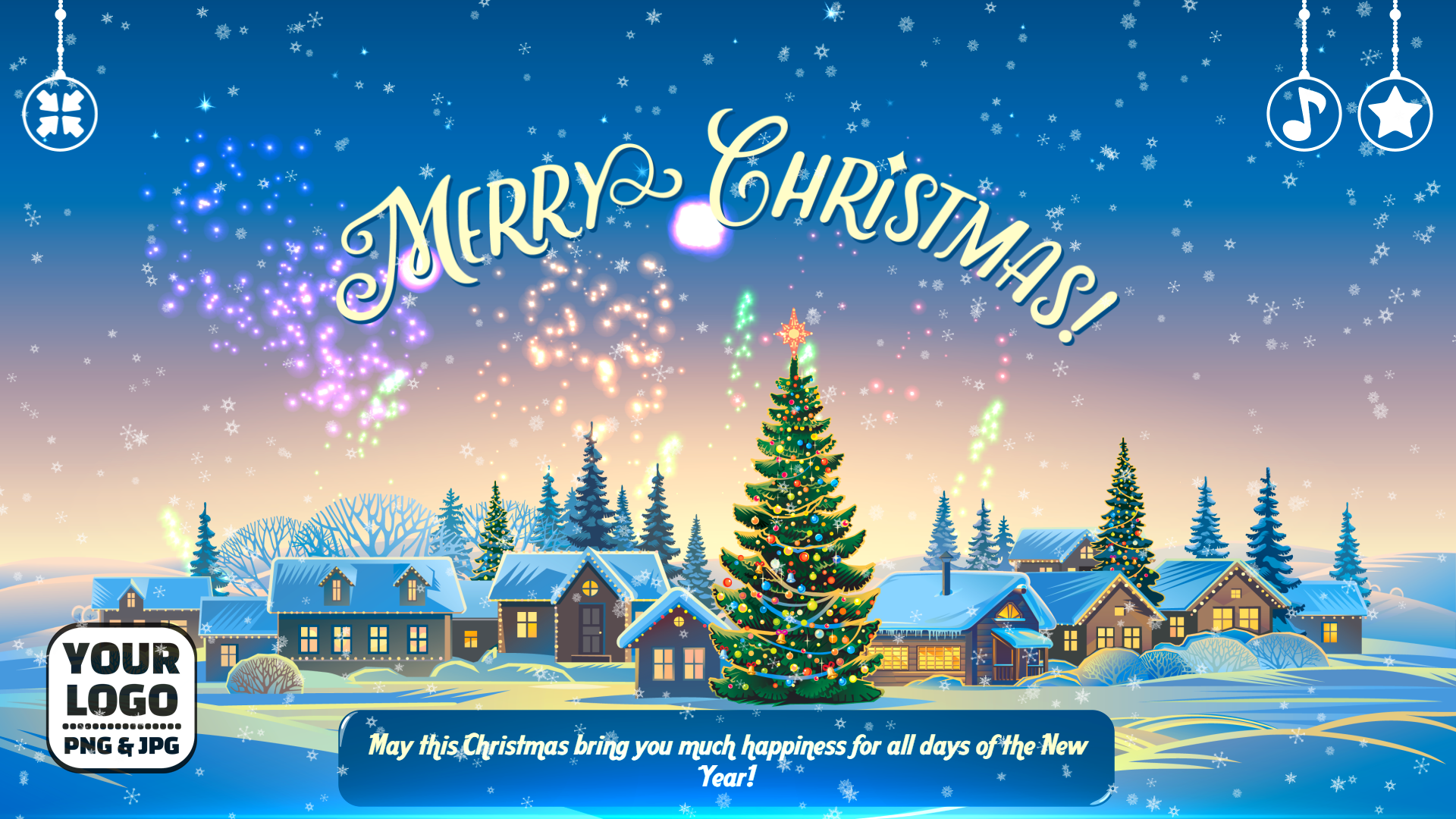 Christmas Card - Super Fireworks by Muscle-SS | CodeCanyon