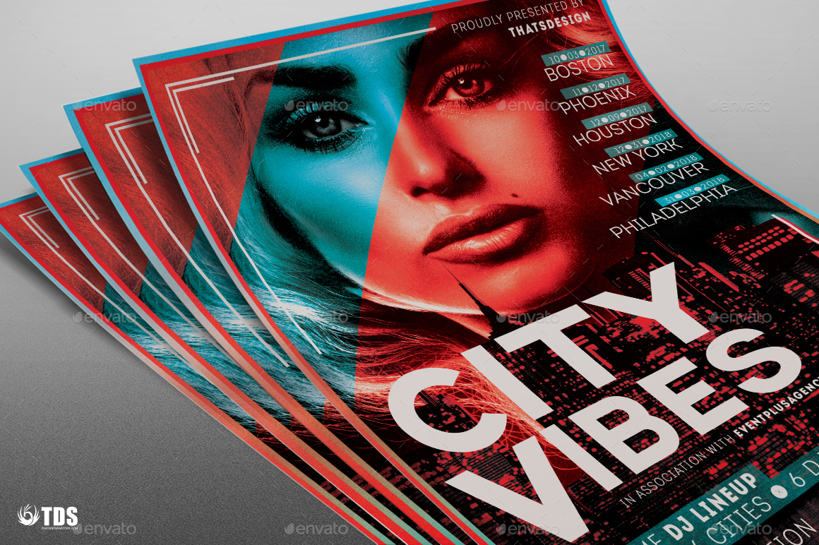 Electro Flyer Template V3 by lou606 | GraphicRiver