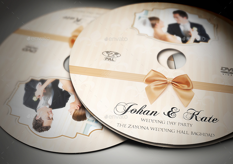Wedding DVD Cover and Label Template Bundle Vol.2 by OWPictures ...