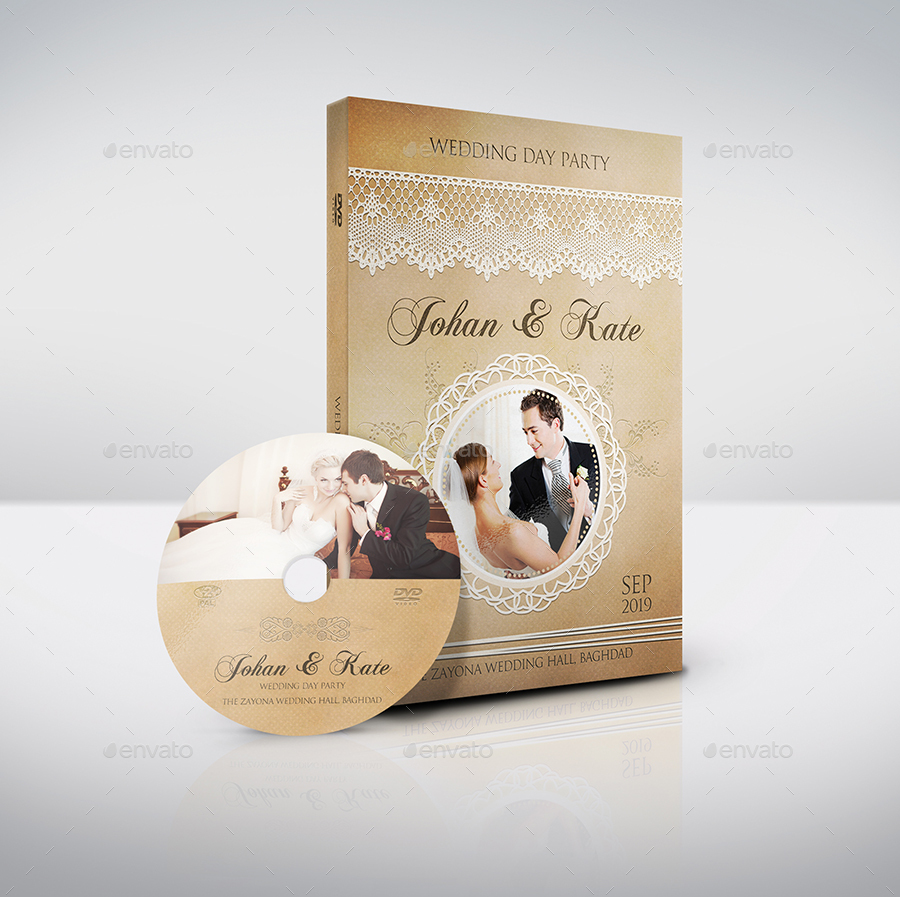 Wedding DVD Cover and Label Template Bundle Vol.2 by OWPictures ...