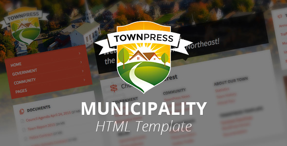 TownPress - Municipality HTML Template by LSVRthemes | ThemeForest