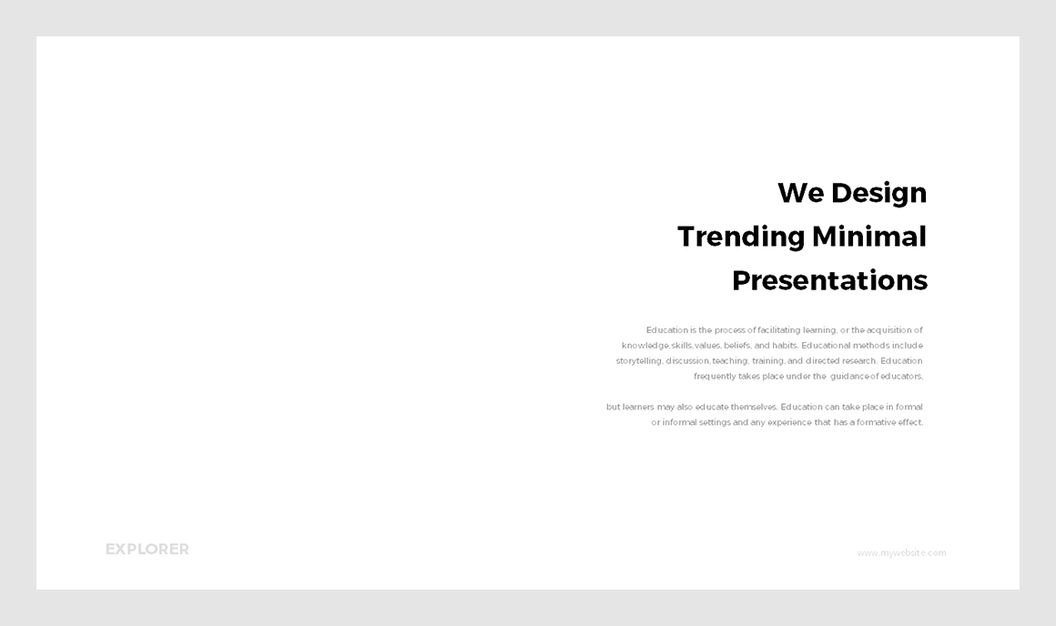 Explorer Powerpoint Template by Hemalaya1 | GraphicRiver