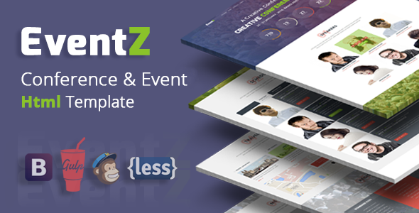 EventZ – Conference & Event Html Template by codeboxr | ThemeForest