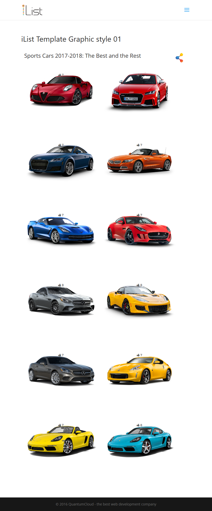 Infographics and List Builder - iList Pro by quantumcloud | CodeCanyon