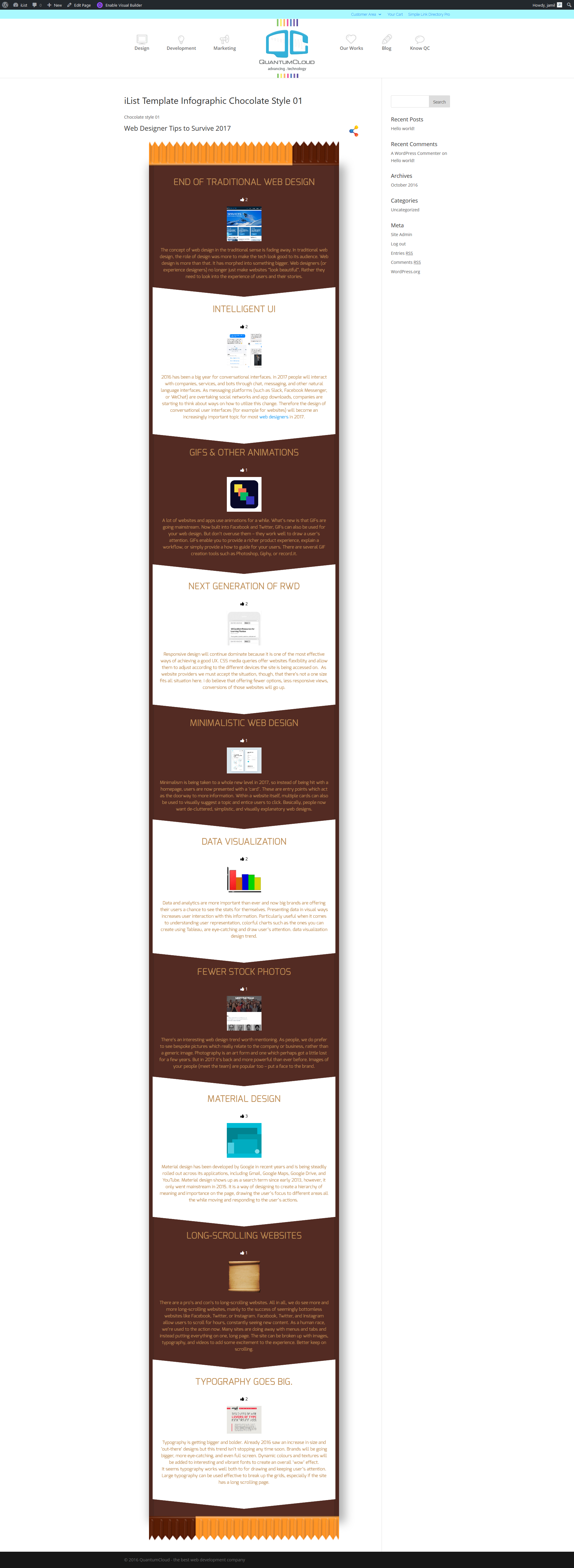 Infographics and List Builder - iList Pro by quantumcloud | CodeCanyon