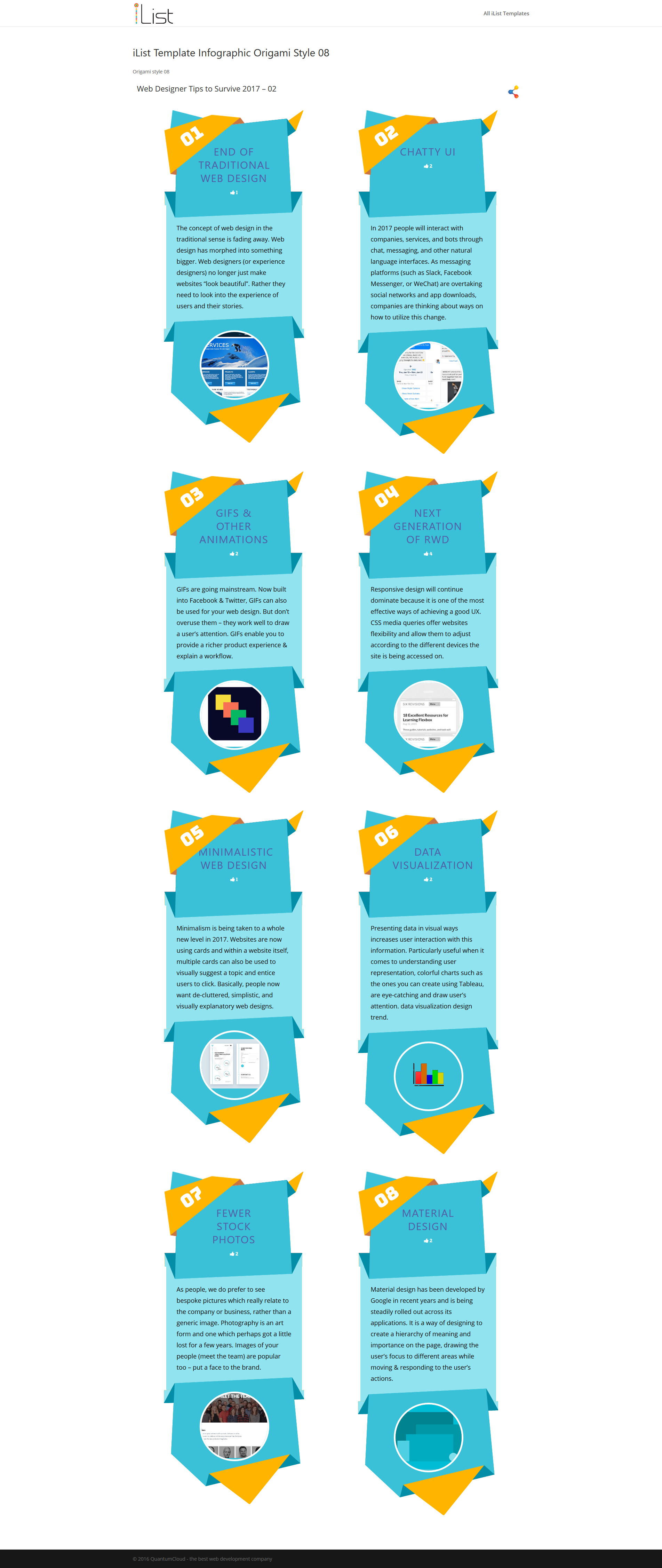 Infographics and List Builder - iList Pro by quantumcloud | CodeCanyon