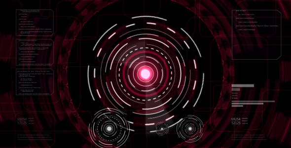 Futuristic Red Background by kurikv | VideoHive