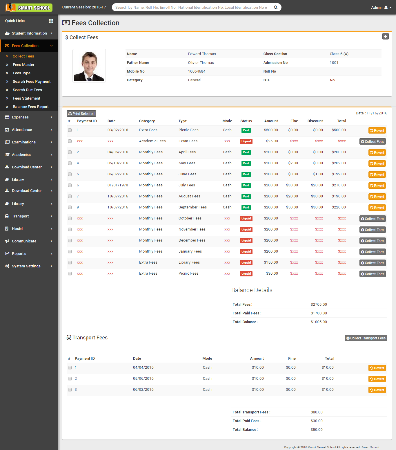 Smart School : School Management System by QDOCS | CodeCanyon