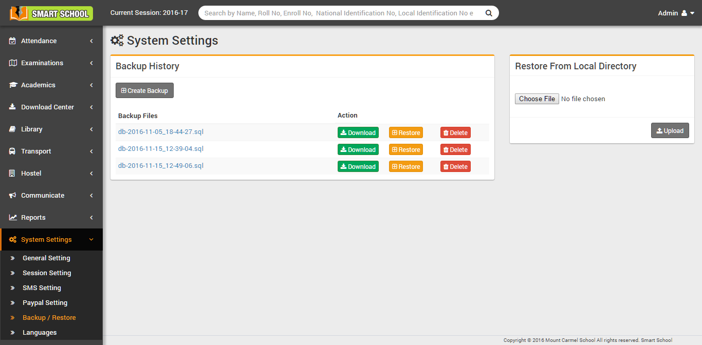 Smart School : School Management System by QDOCS | CodeCanyon