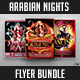 Arabian Nights Flyer Bundle by lou606 | GraphicRiver