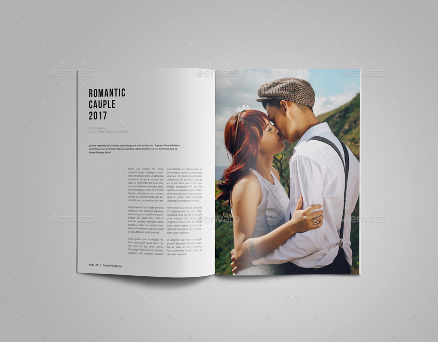 A5 Simple Magazine Template by alhaytar | GraphicRiver