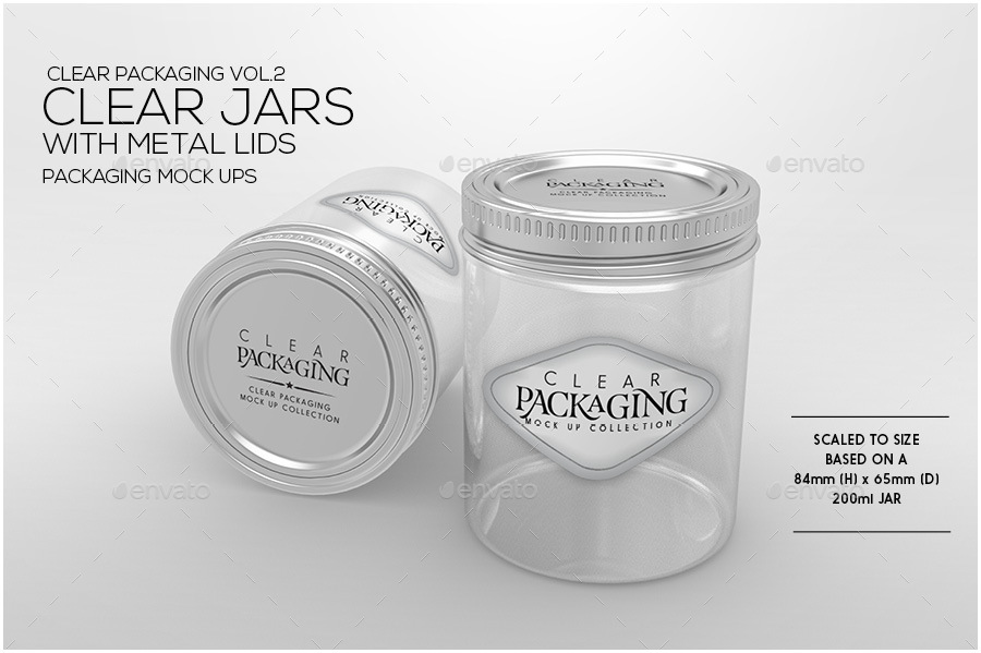 Clear Packaging MockUps 02 by incybautista | GraphicRiver