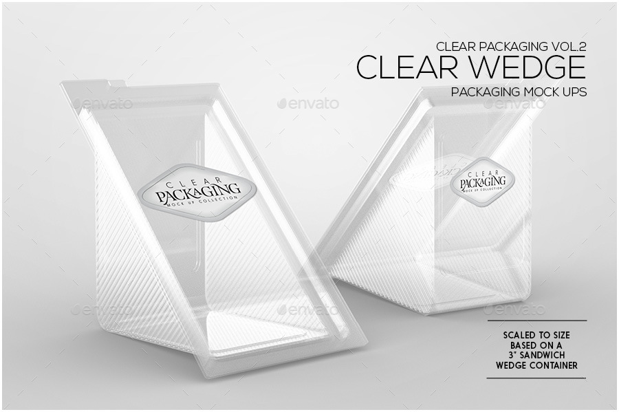 Clear Packaging MockUps 02 by incybautista | GraphicRiver