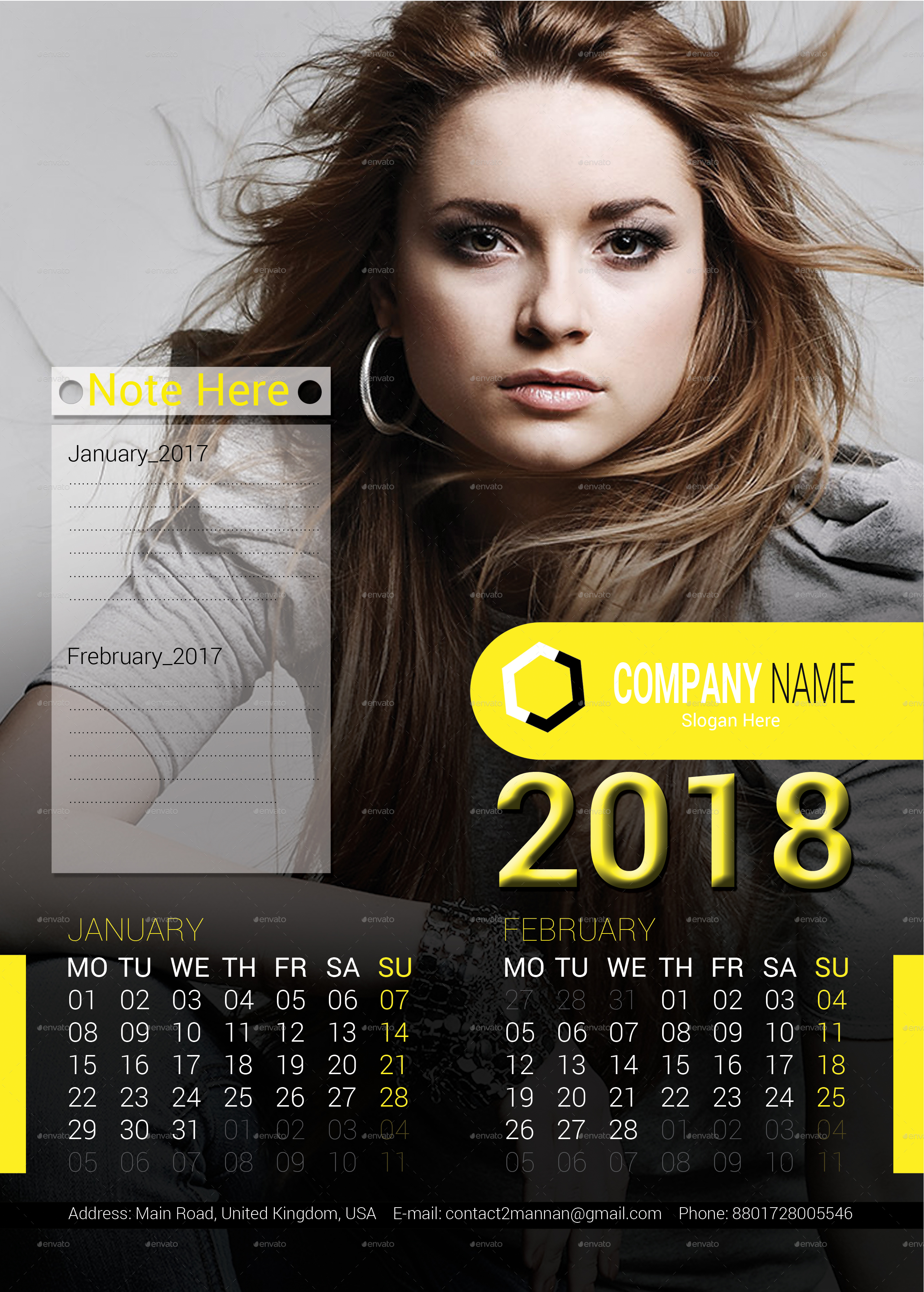 Calendar by PerfectPixel14 | GraphicRiver