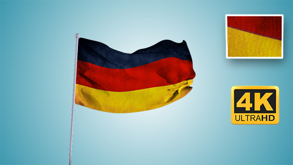 Germany Flag 4K by skyzip | VideoHive