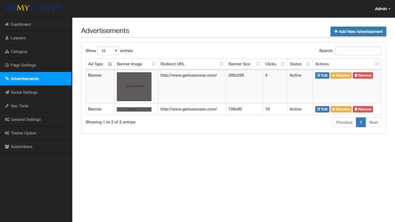 MyLawyer - Dynamic Lawyer Directory Script by GeniusOcean | CodeCanyon