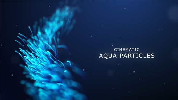 Cinematic Aqua Particles by SKY_motion | VideoHive