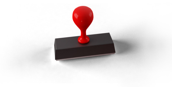 Stamp Go In And Out 3D Animation by valobal | VideoHive