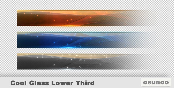 Cool Glass Lower Third by osunoo | VideoHive