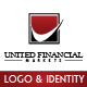 United Financial Logo & Identity by Nasirktk | GraphicRiver