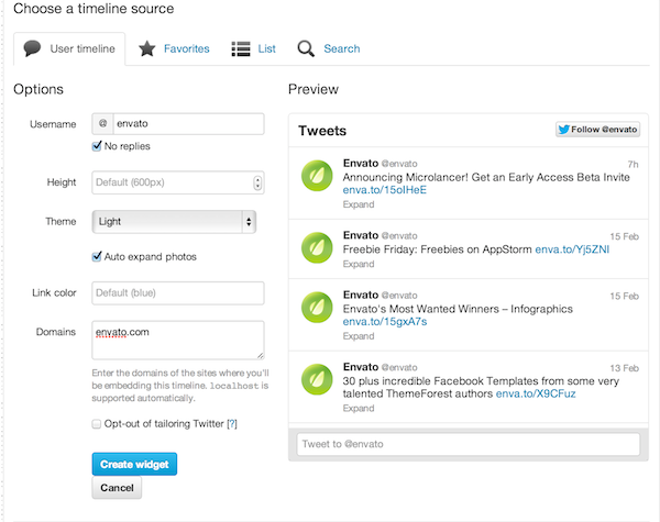 JQuery Tweet Feed Plugin - Quickstart Guide