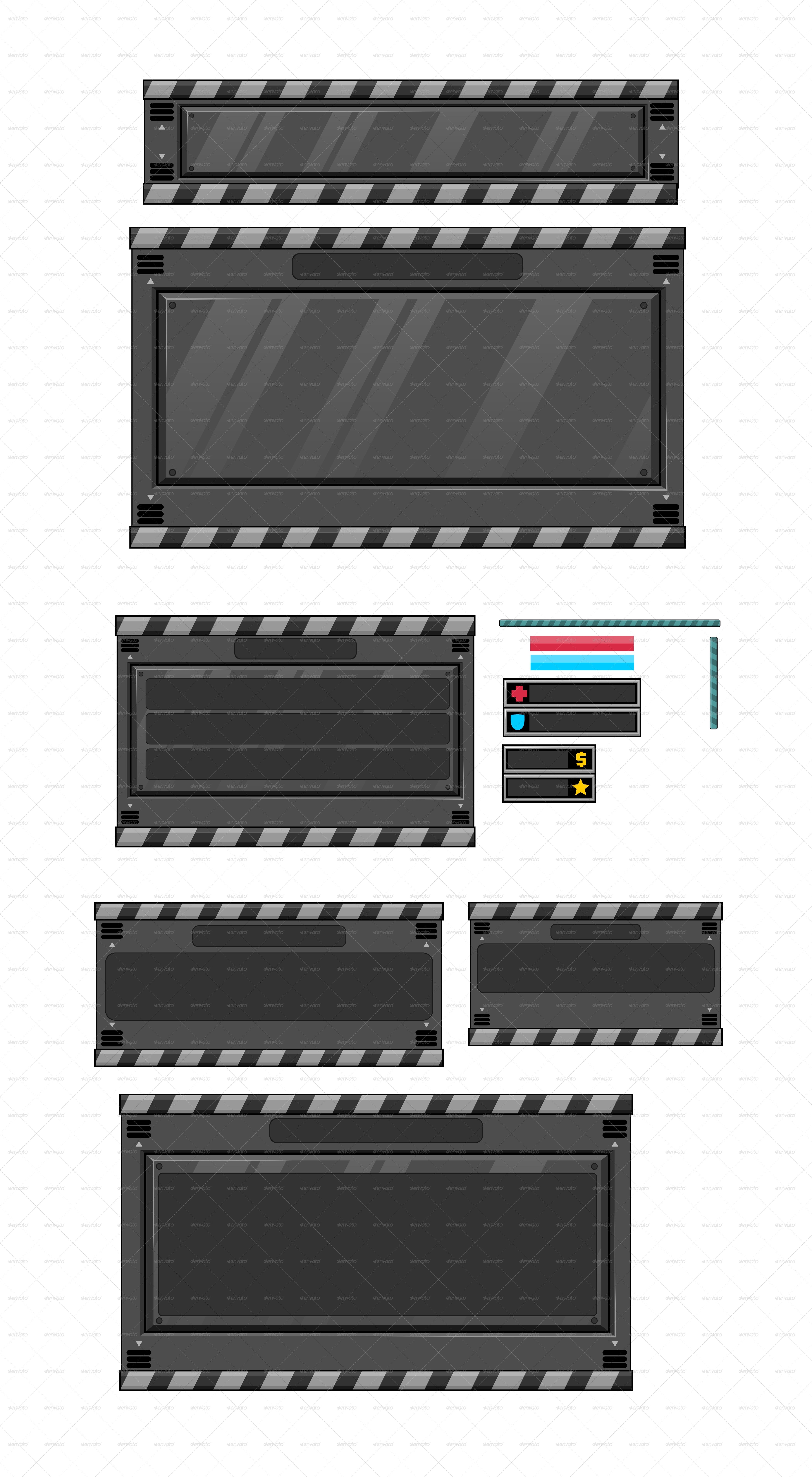 Cartoon Games GUI Pack 2 by pzUH | GraphicRiver