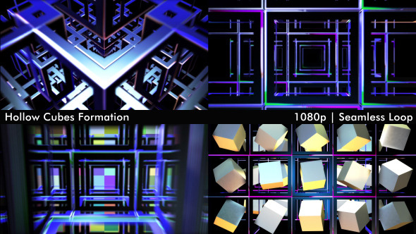 Hollow Cubes Formation by GhosTeam | VideoHive