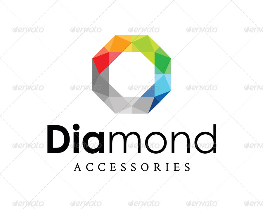 Diamond Logo Template by -axnorpix | GraphicRiver