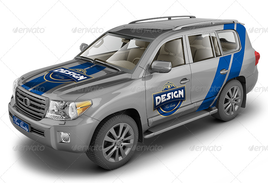 SUV Crossover Mock Up by Logic_Design | GraphicRiver