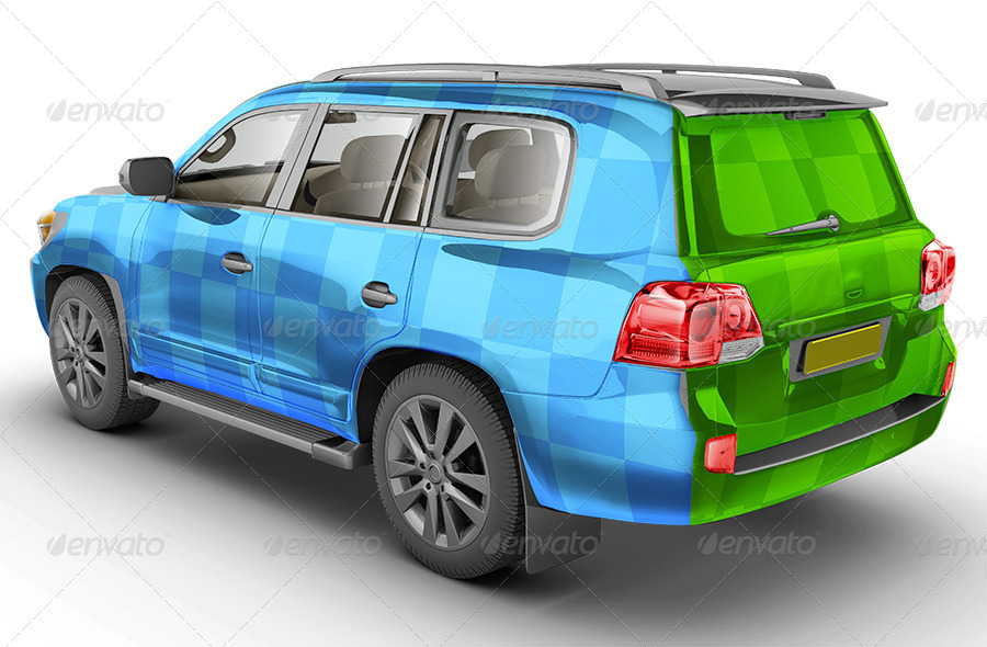 SUV Crossover Mock Up by Logic_Design | GraphicRiver