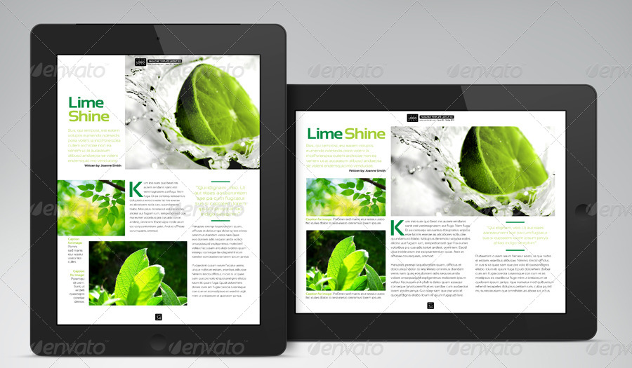 iPad/Tablet Magazine InDesign Layout 02 by BoxedCreative | GraphicRiver